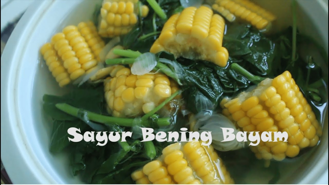 Sayur Bening Bayam - YouTube