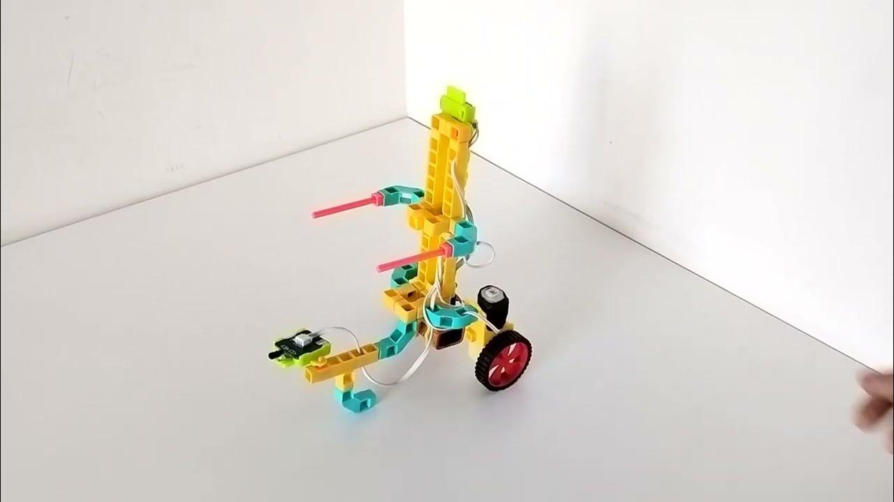 Obstacle Avoiding Robot using WitBricks and WitBlox. - YouTube