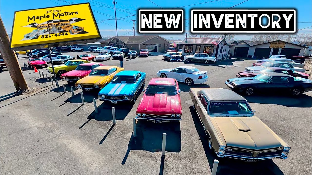 Classic American Muscle Cars 1/27/25 Maple Motors Inventory Walk ...