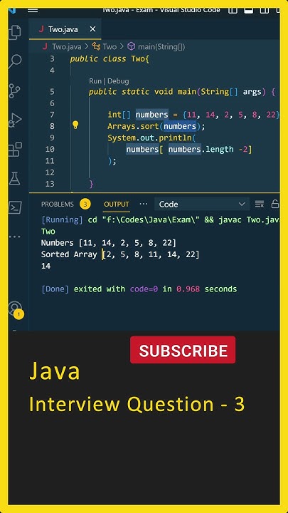 Java in Telugu, Java Interview Questions, Arrays, Java Tutorial For Beginners, Core Java #shorts ...