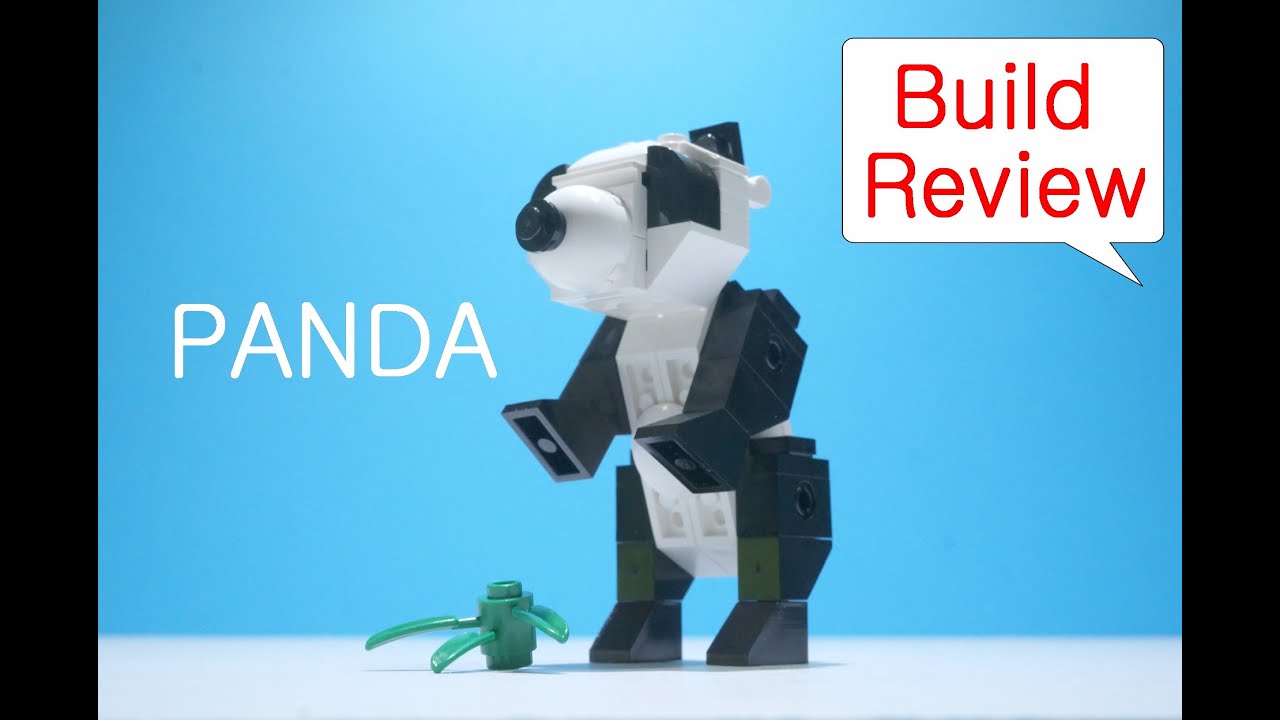 레고 팬더 장난감 조립 (Lego 30026 Panda) - Build Review - YouTube