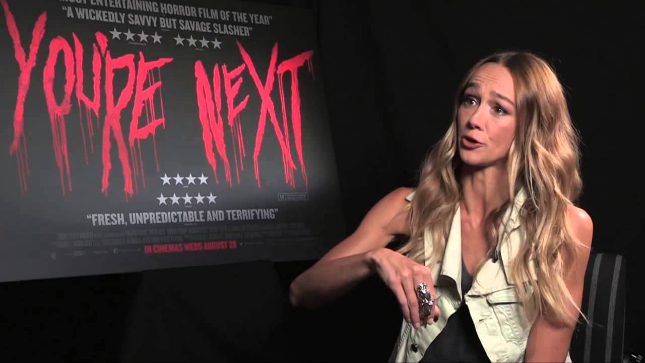 You're Next Sharni Vinson Interview - YouTube