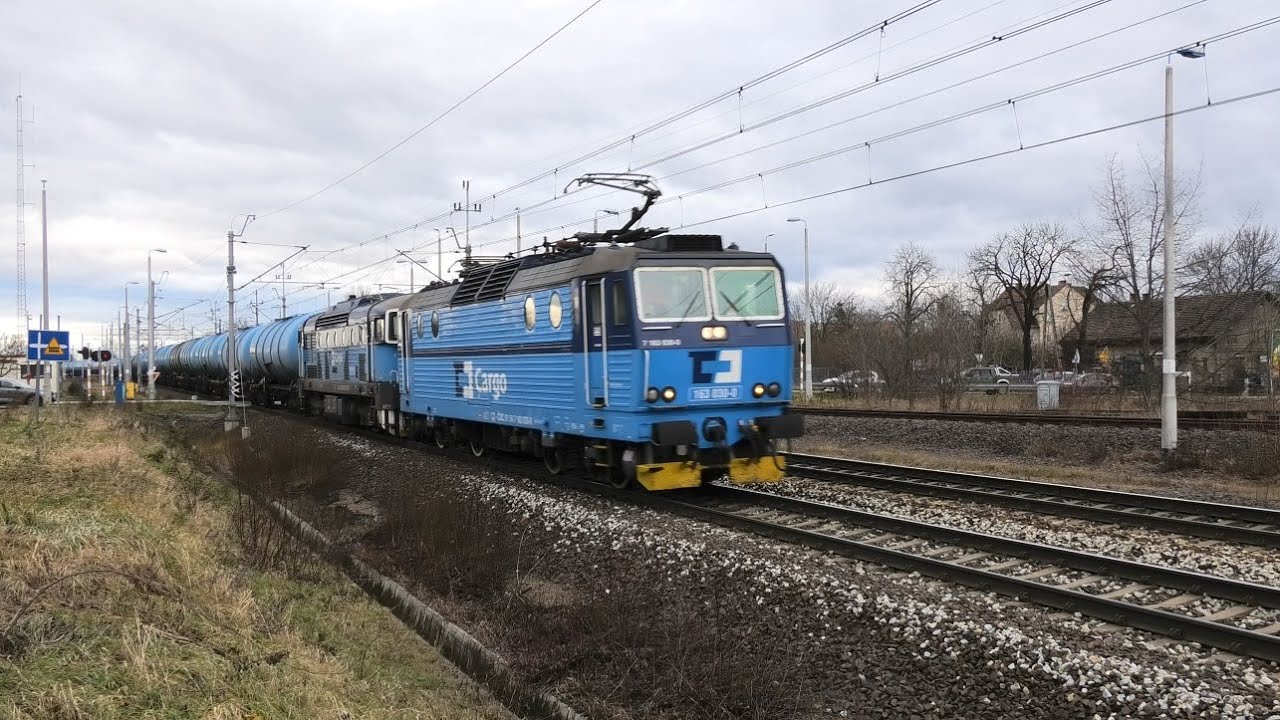 [CD Cargo Poland] 163 030-0 z 753 777-2 | Malczyce - YouTube