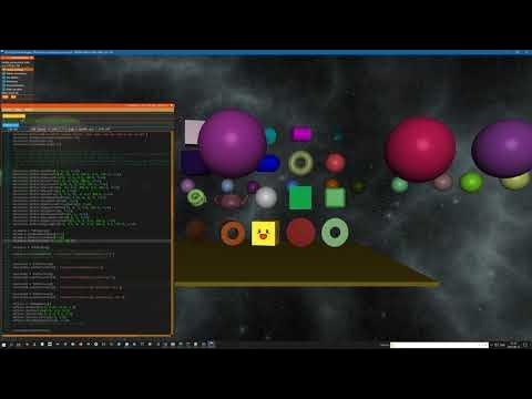 OrionX3D Engine V6 Vulkan - Lua script + default geometries and more. - YouTube