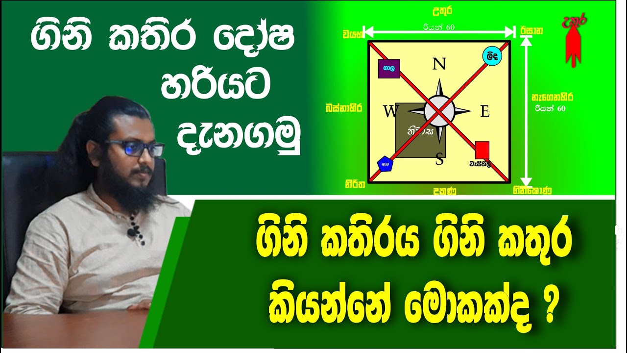 ගිනි කතිරය හරියට හදුනාගමු. Let's identify the gini kathiraya @vasthuSL ...