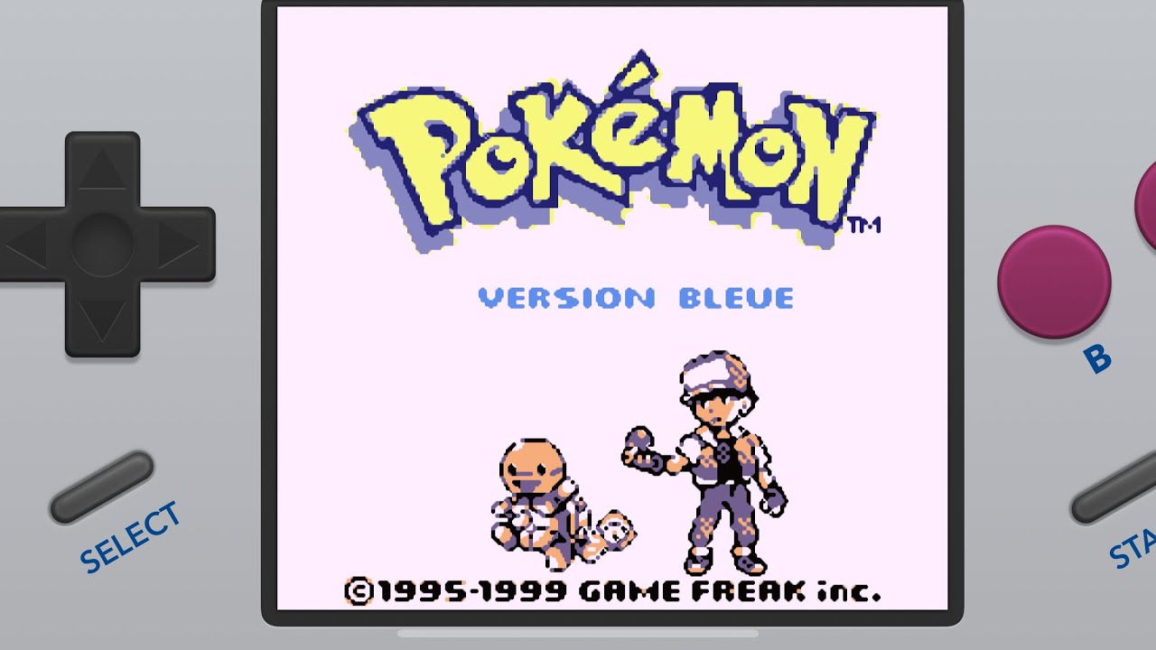 SameBoy-Gameboy - iOS 18 b4 - Gameplay Pokemon Version Bleue (la toute ...