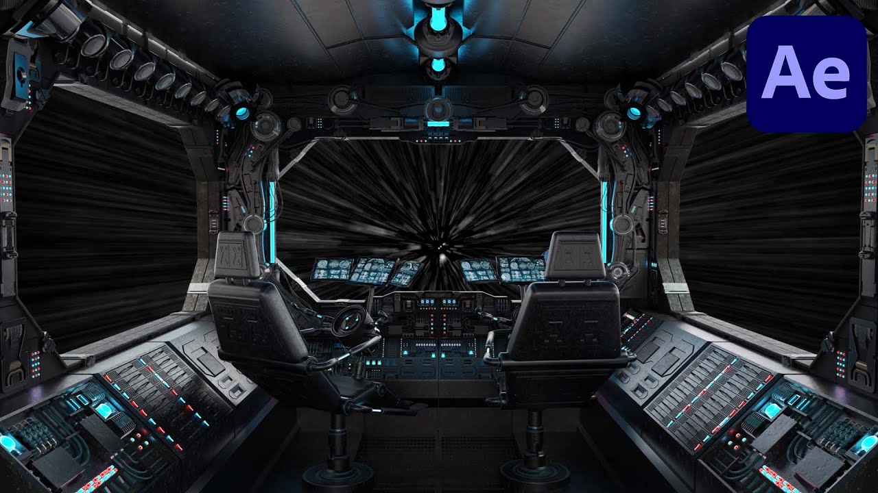 Create Space Warp Speed Background in After Effect | Warp Speed ...