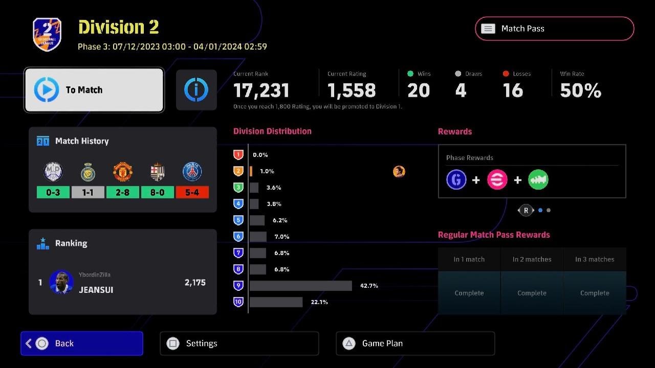 eFootball 2024 Div 2 clash!! - YouTube