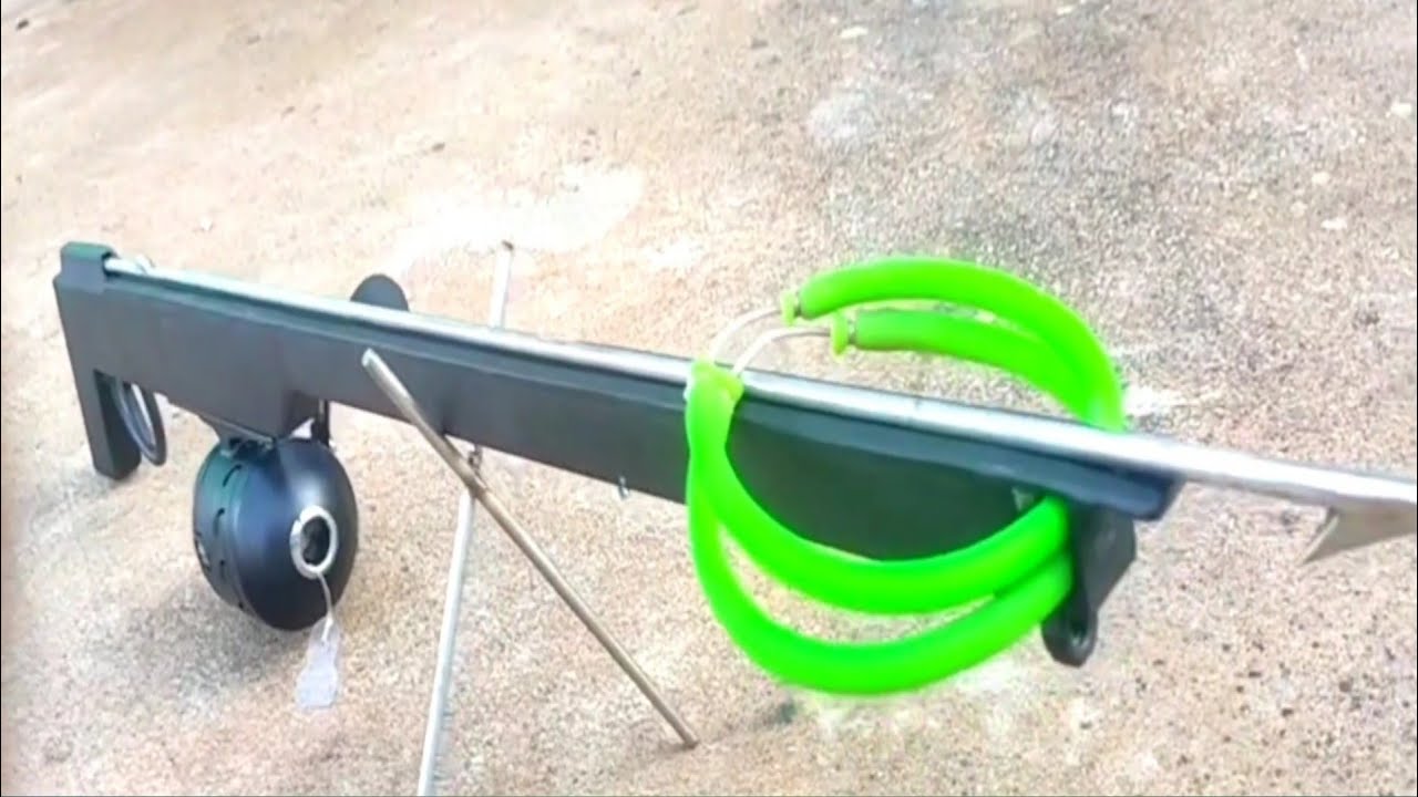 fishing gun making - YouTube