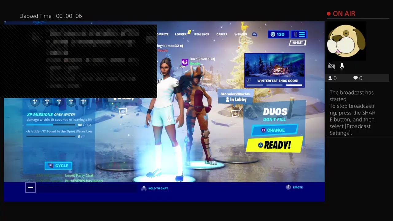 Playing fortnite with burn - YouTube