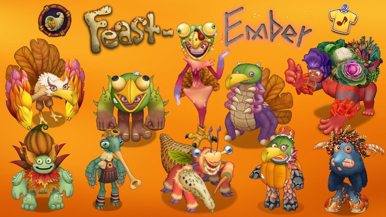 All Feast-Ember Costume (My Singing Monsters) - YouTube