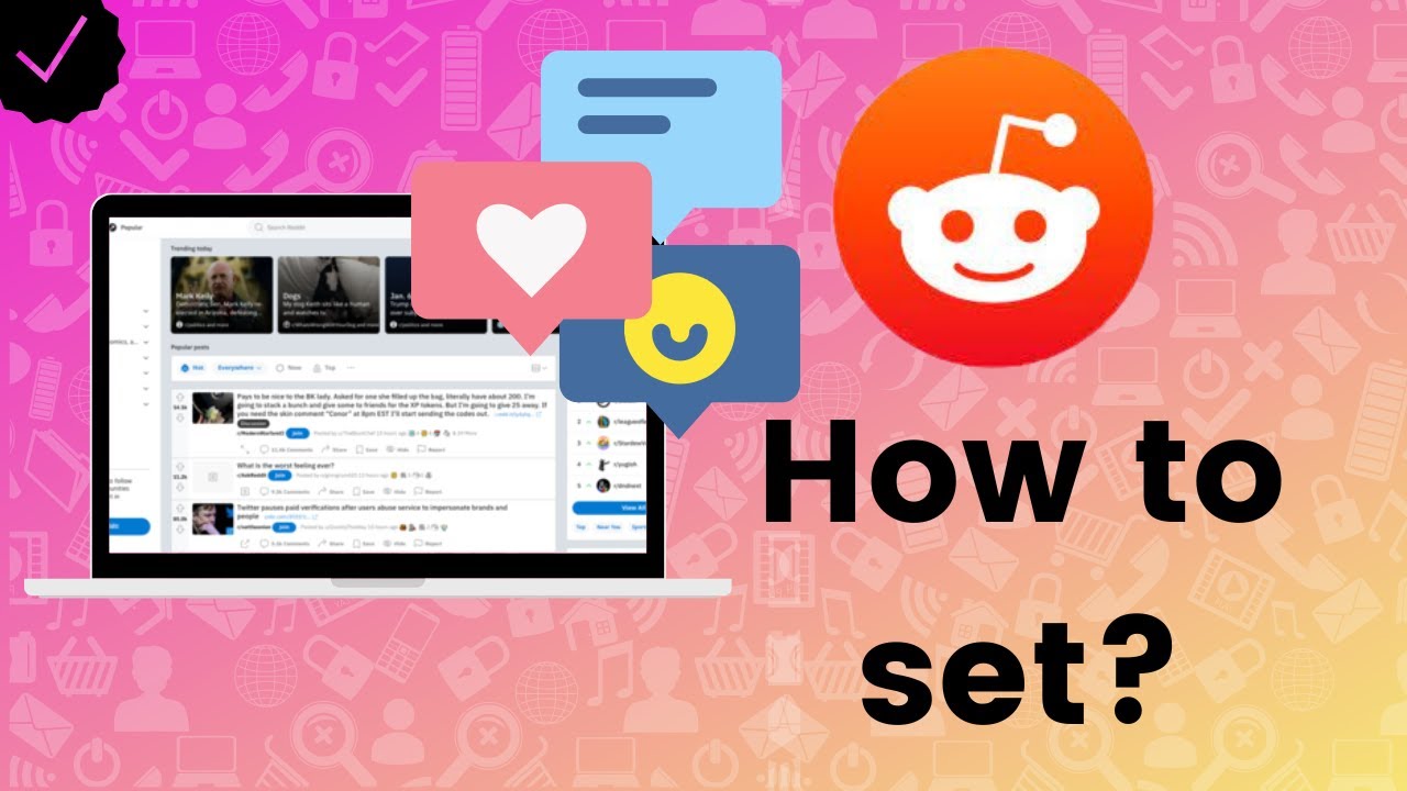 How to set messages and request on Reddit? - YouTube