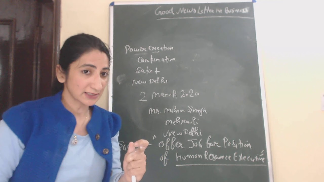 Good News Letter in Business - With Example - YouTube
