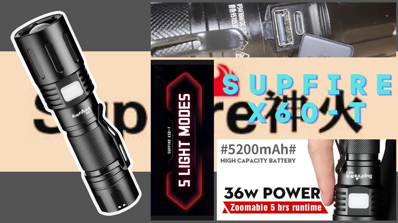 SupFire X60-T Torch Light - Lampu Suluh Tahan Lasak Yang Hampir ...