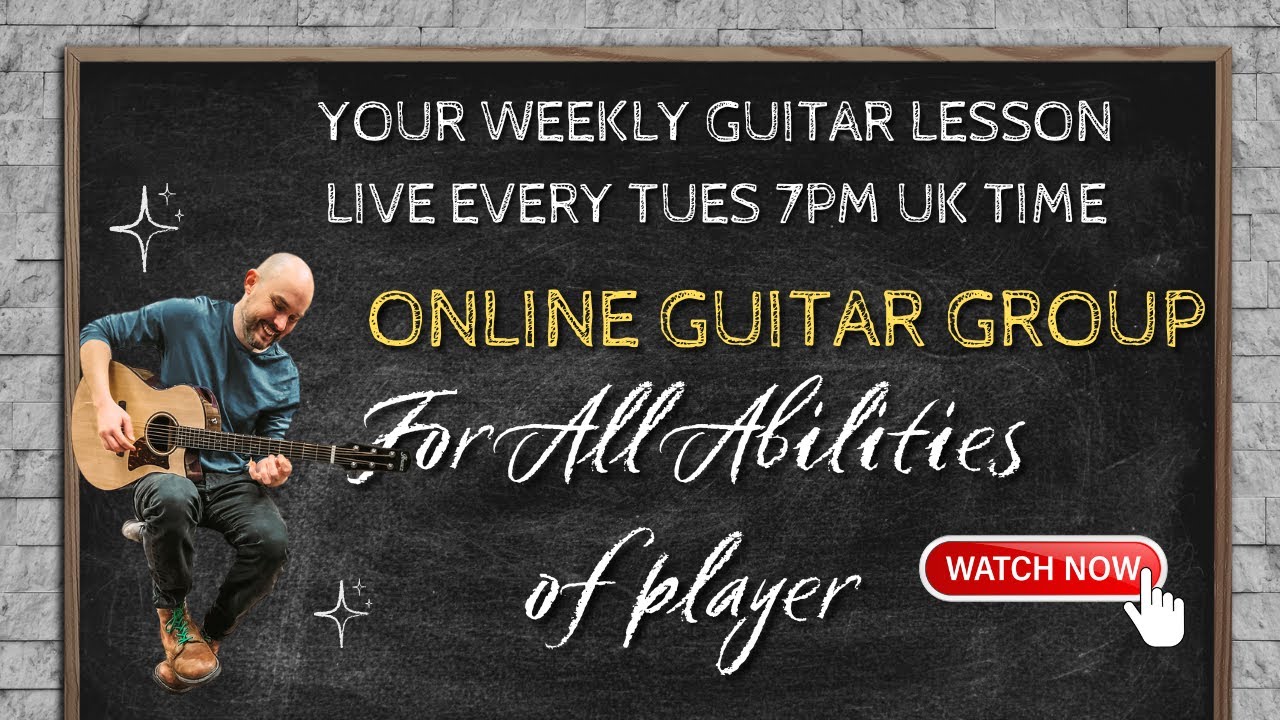 Weekly Live Guitar Lesson - Online Guitar Group - YouTube