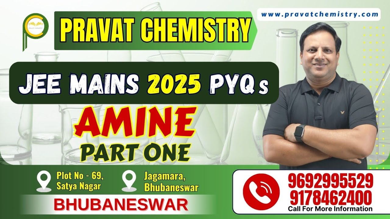 32. JEE MAINS PYQ-25 | Amines | Session-1 | Class-12/ NEET/ JEE ...