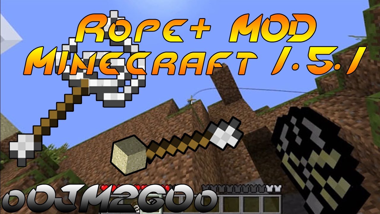 Rope Plus MOD Instalacion + Review | Minecraft 1.5.1 - YouTube