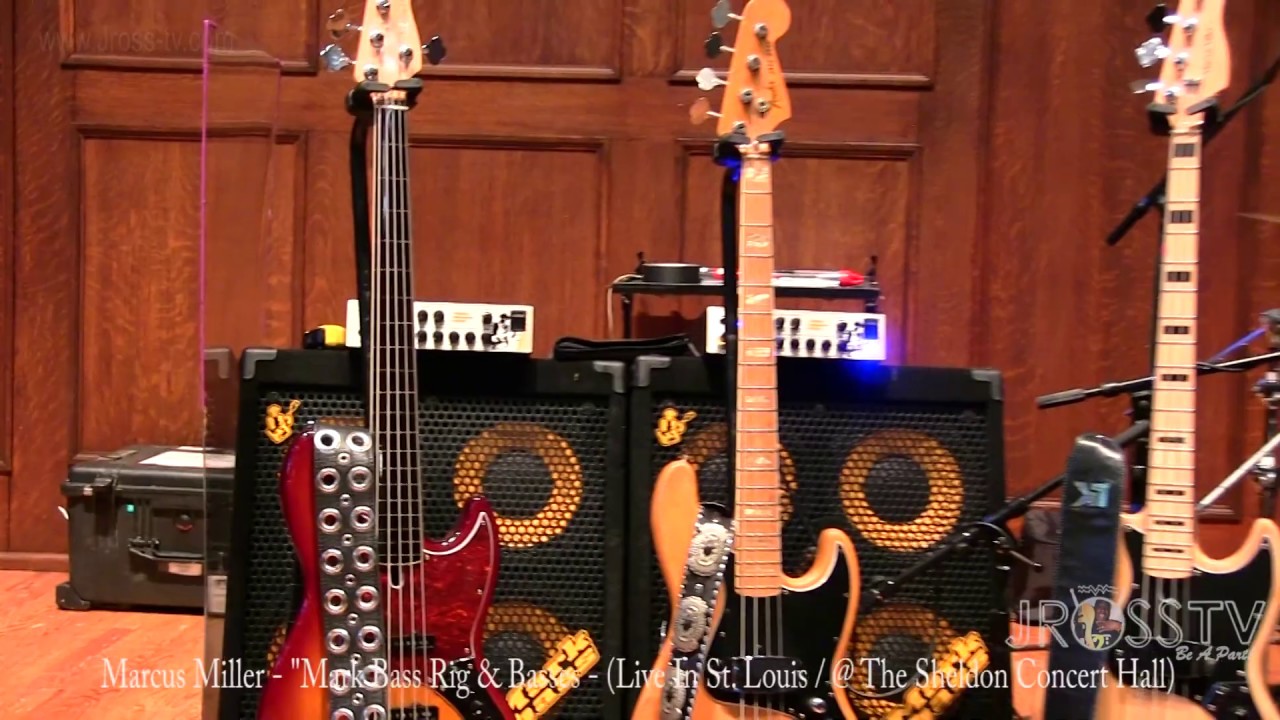 James Ross @ Marcus Miller - "Mark Bass Rig & Sire Basses / Fender ...