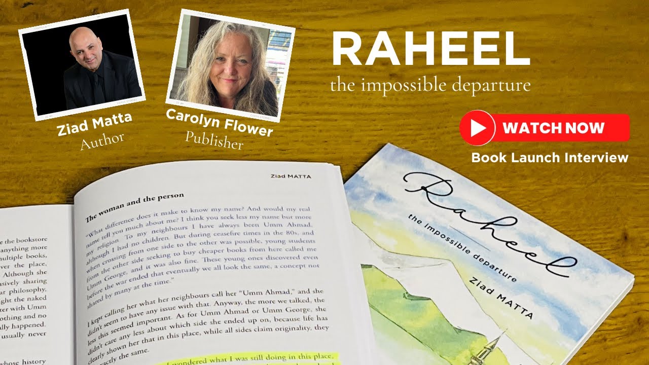 Ziad MATTA: Author Talk Live with Carolyn FLOWER - YouTube