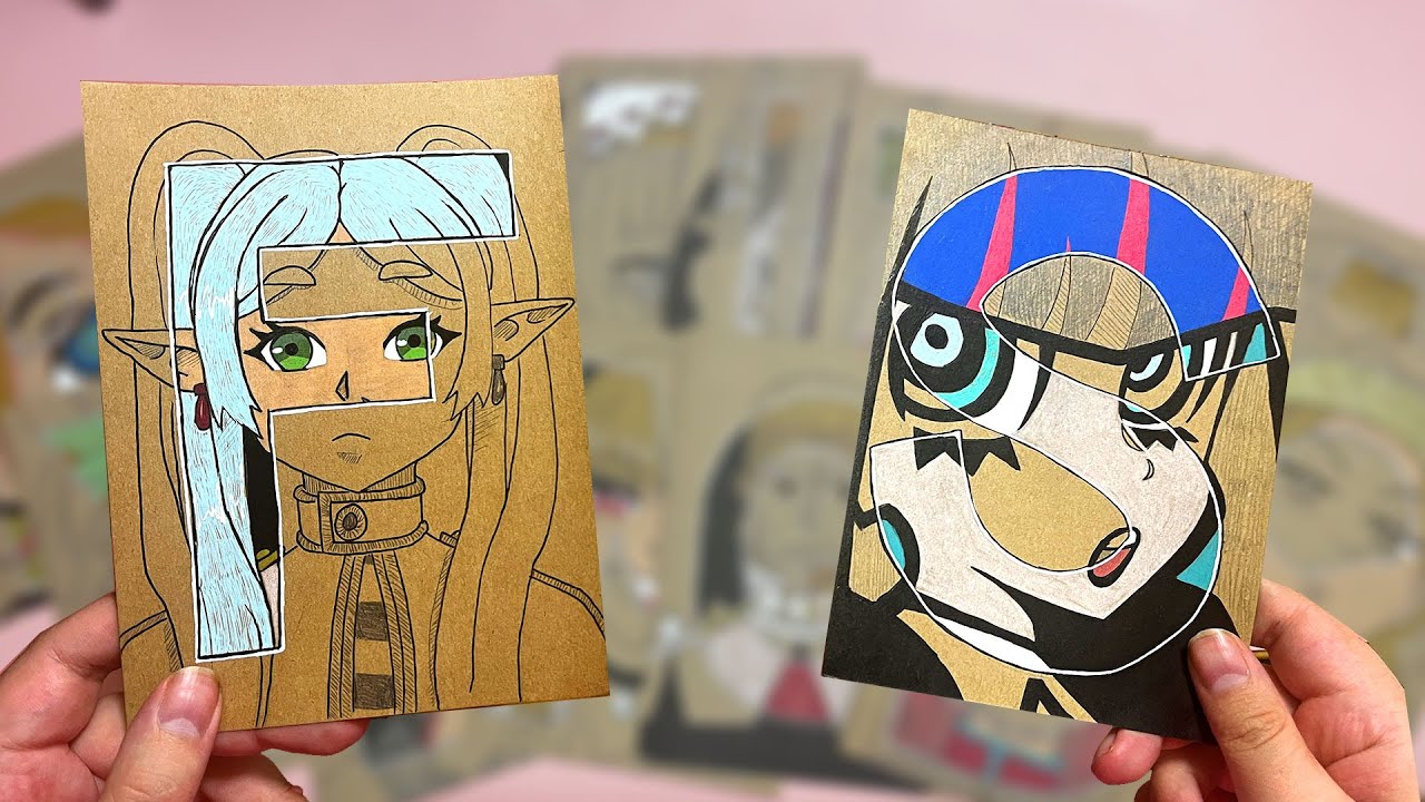 Drawing an Anime Character for each letter of the Alphabet - YouTube