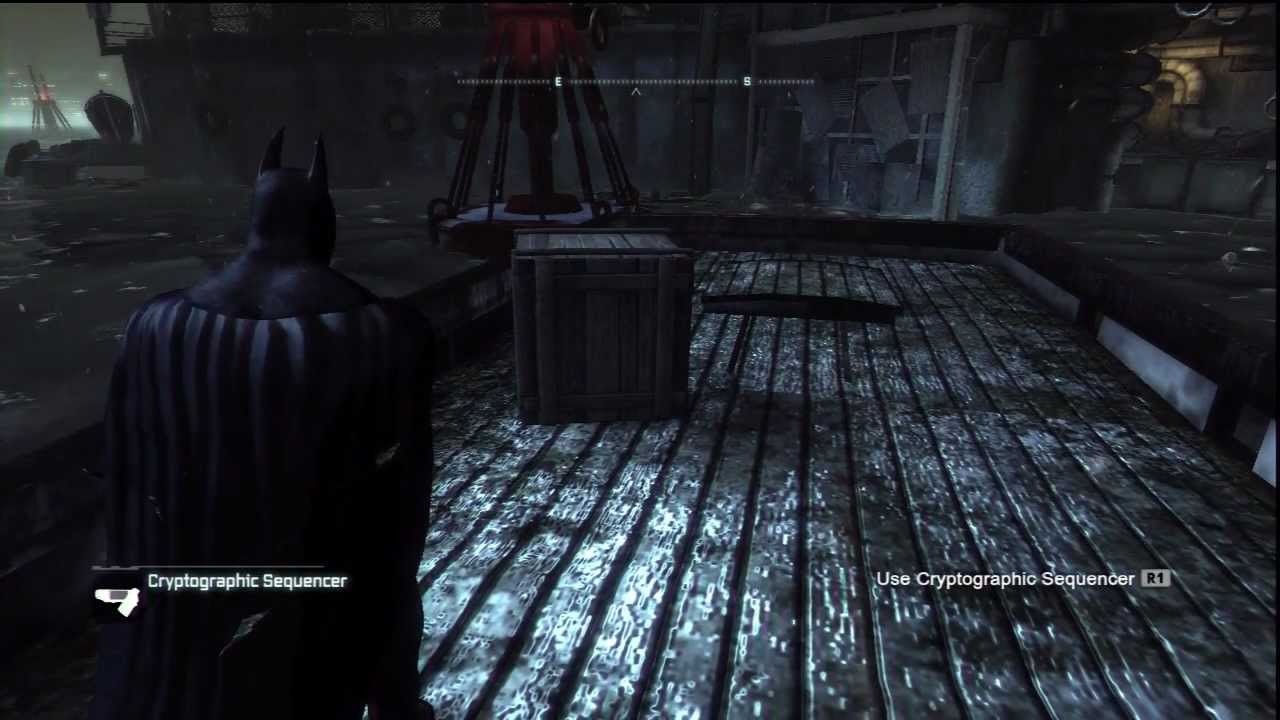 Arkham City : Scarecrow Riddle + Easter Egg - YouTube