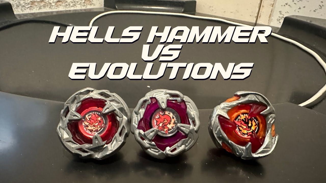 Beyblade X - Hells Hammer Vs Evolutions + Triple Battles In Life Size ...