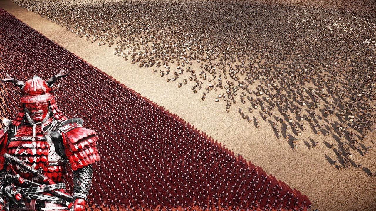 300,000 Spartans Vs 100,000 SAMURAI | Ultimate Epic Battle Simulator 2 ...