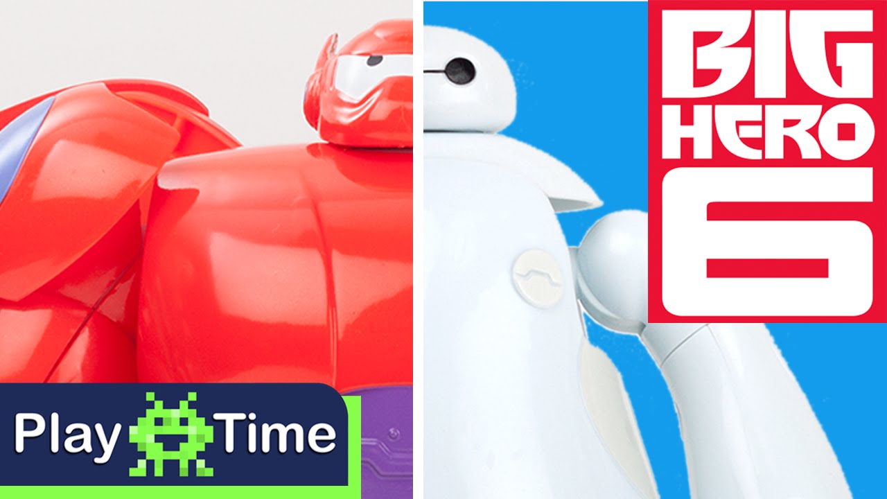 Disney Big Hero 6 - Armor-Up BAYMAX + Big Hero 6 Action Figures ...