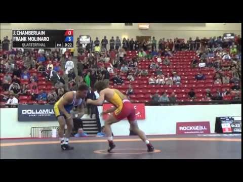 65 kg QF - Jason Chamberlain (TMWC) vs Frank Molinaro (NLWC) - YouTube
