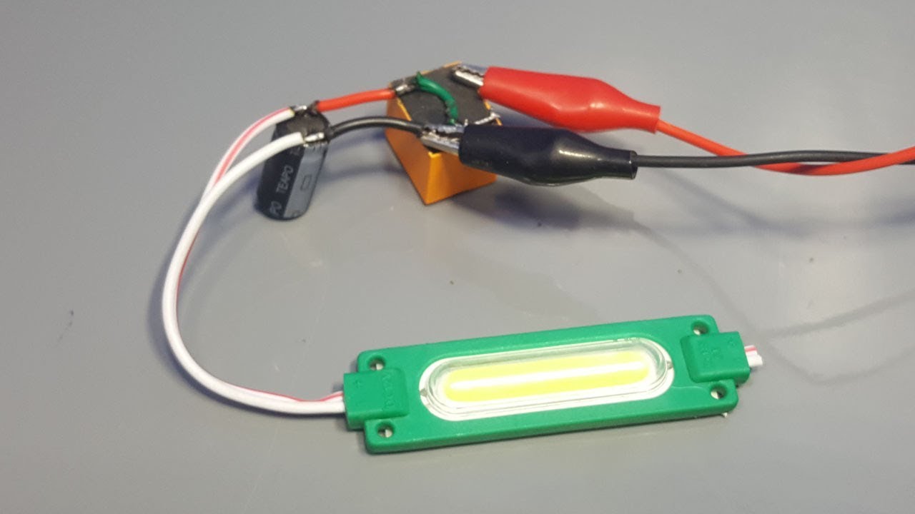 How to Make Simple LED Light Blinking Without Ic _ Diy Project - YouTube