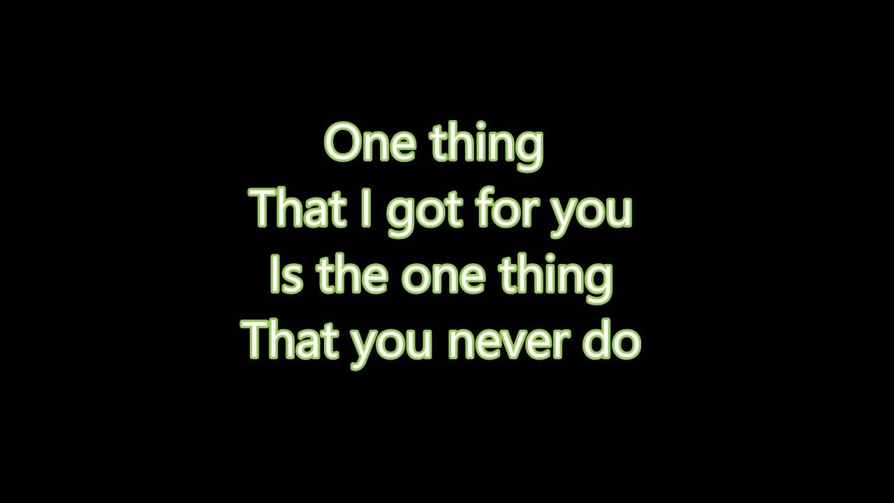 Megadeth - One Thing lyrics - YouTube