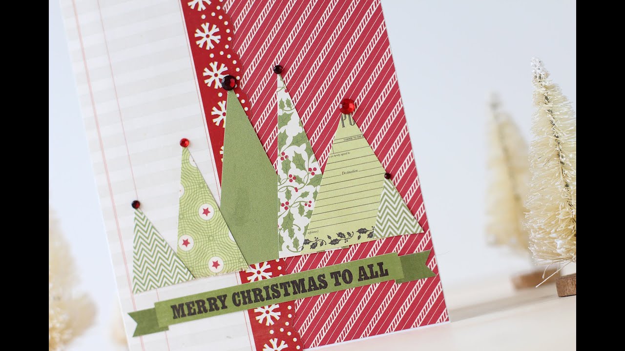 Craft Stash Christmas Card | Kalyn Kepner | paperislove - YouTube