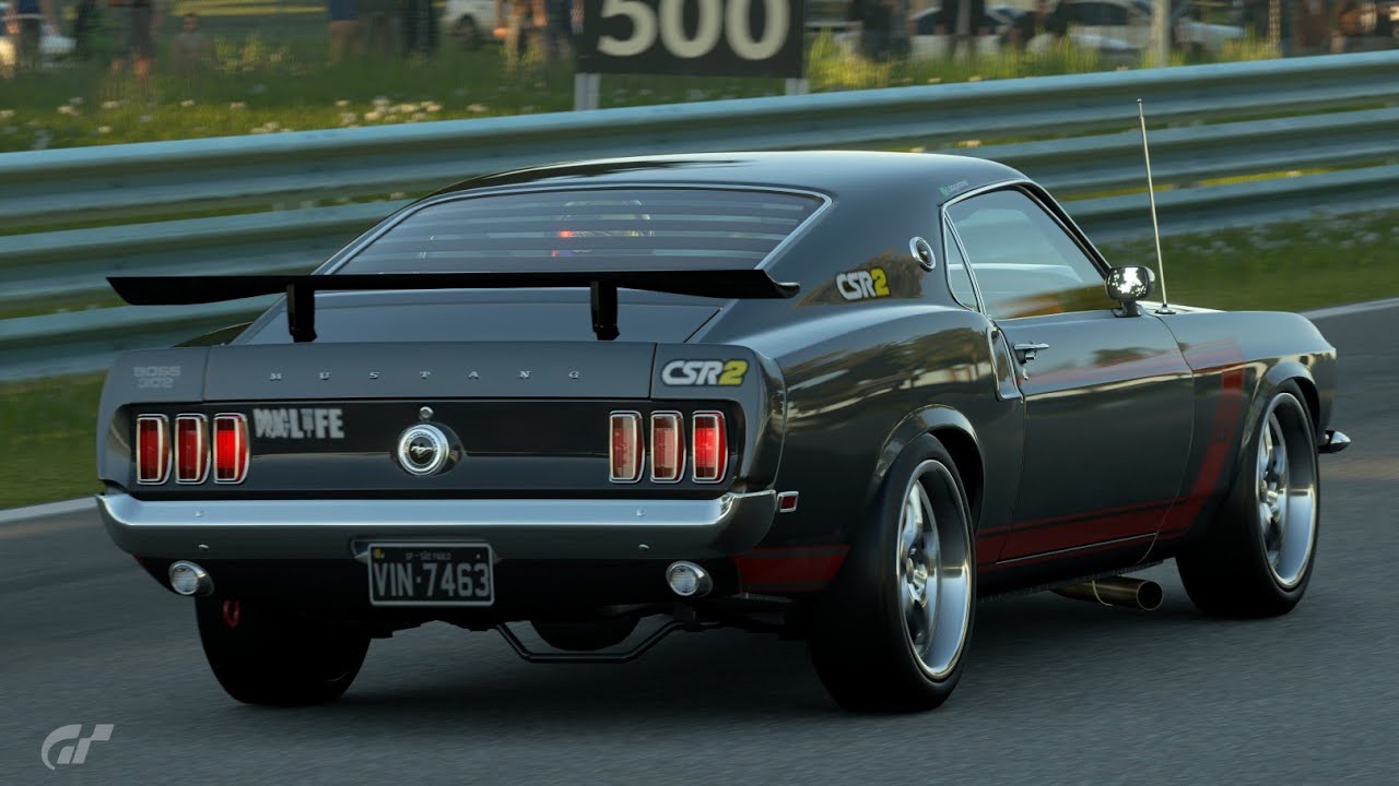 Mustang Boss 302 CSR2 Drag - YouTube