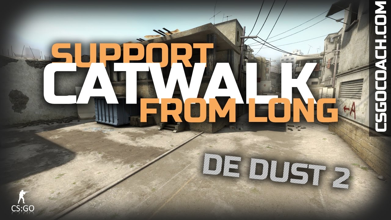 How to support cat from long on de_dust 2 - YouTube