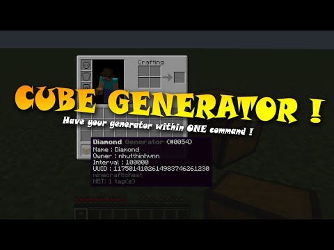 [outdated] MINECRAFT | CUBE GENERATOR | PLUGIN PREVIEW - YouTube