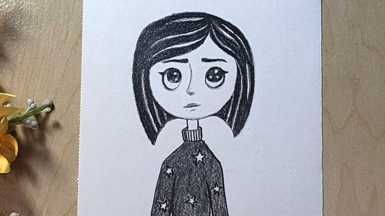 Dibujando a caroline - YouTube