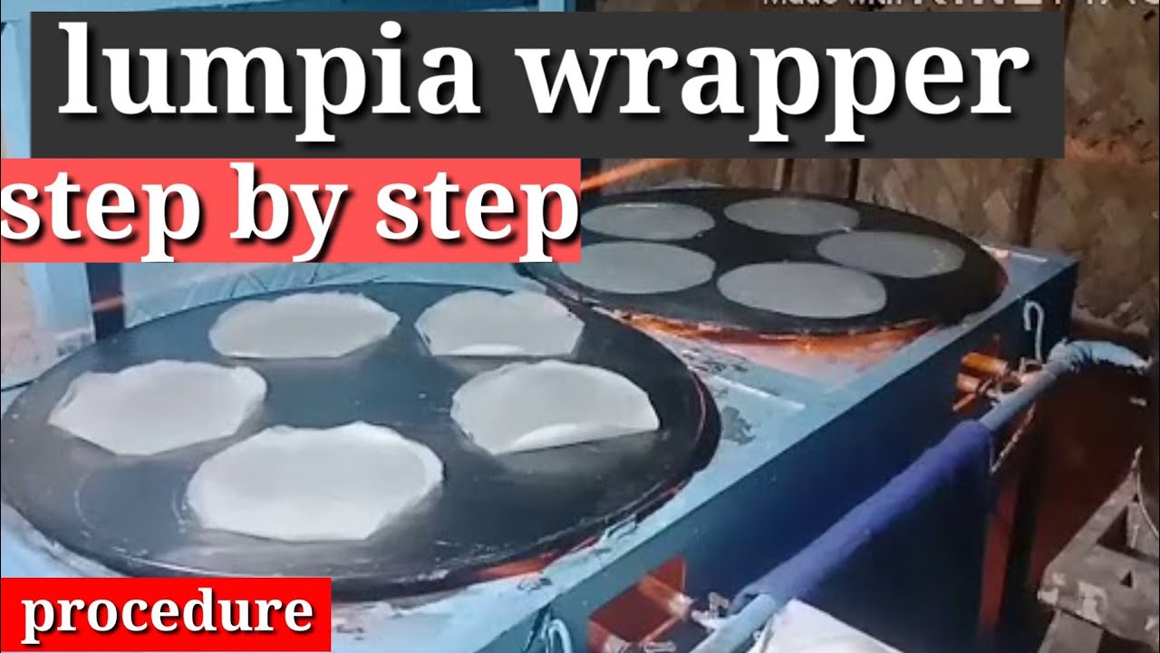 how to make lumpia wrapper.. stepby step .. https://www.facebook.com ...