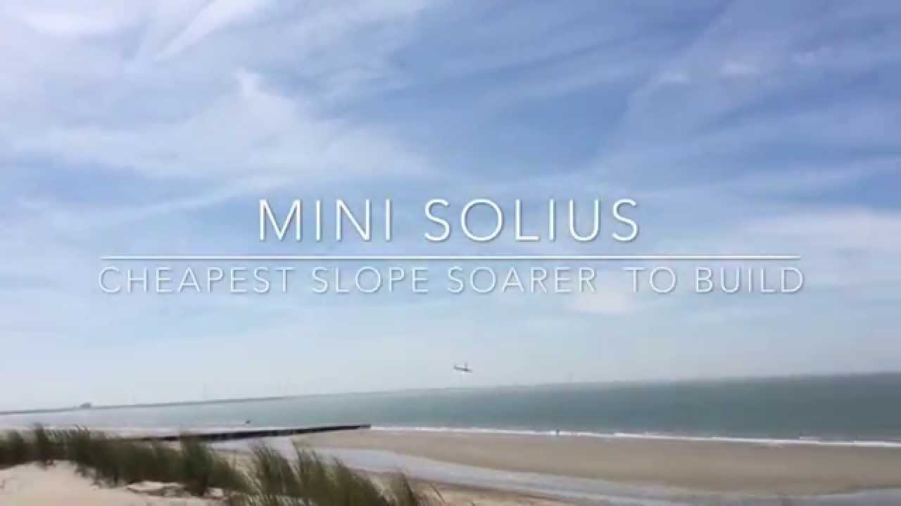 Multiplex Mini Solius RC Conversion - YouTube