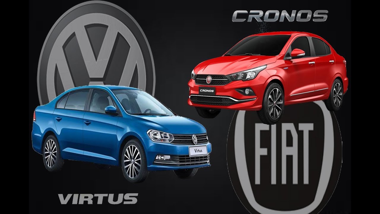 Comparativo: Fiat Cronos x Volkswagen Virtus - YouTube