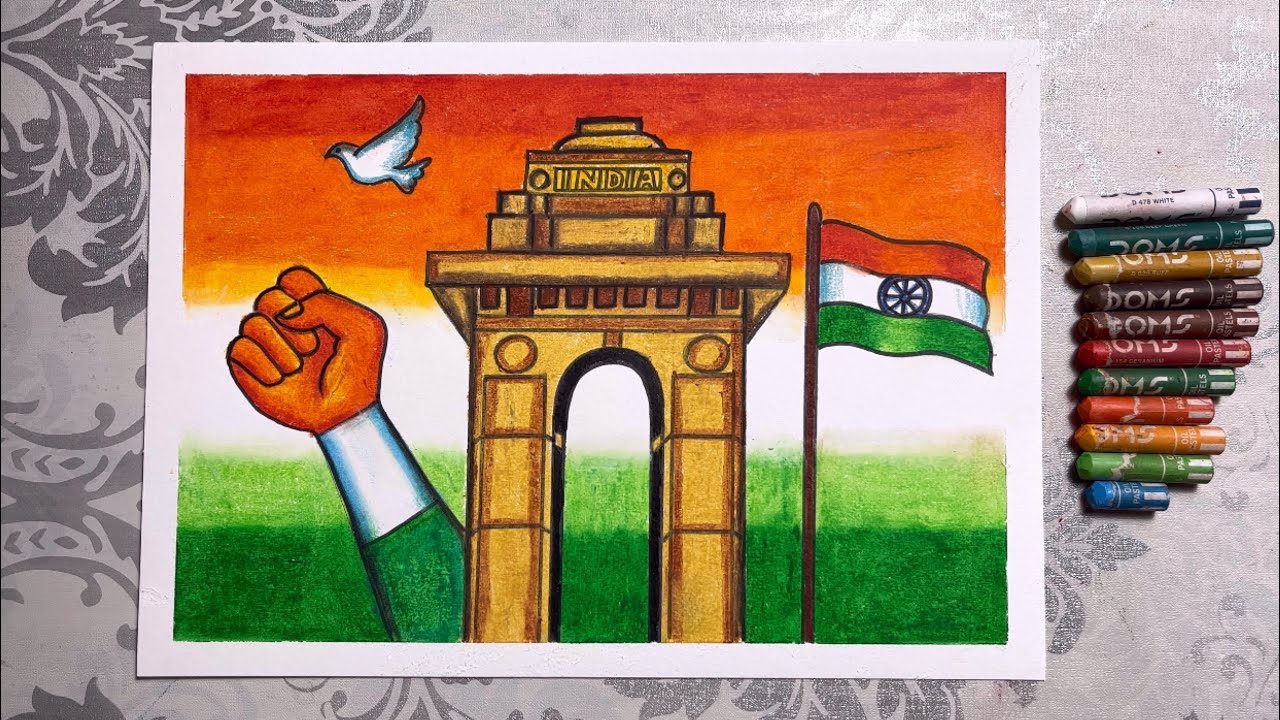Republic Day Drawing, 26 January Drawing, Republic Day Drawing Very ...