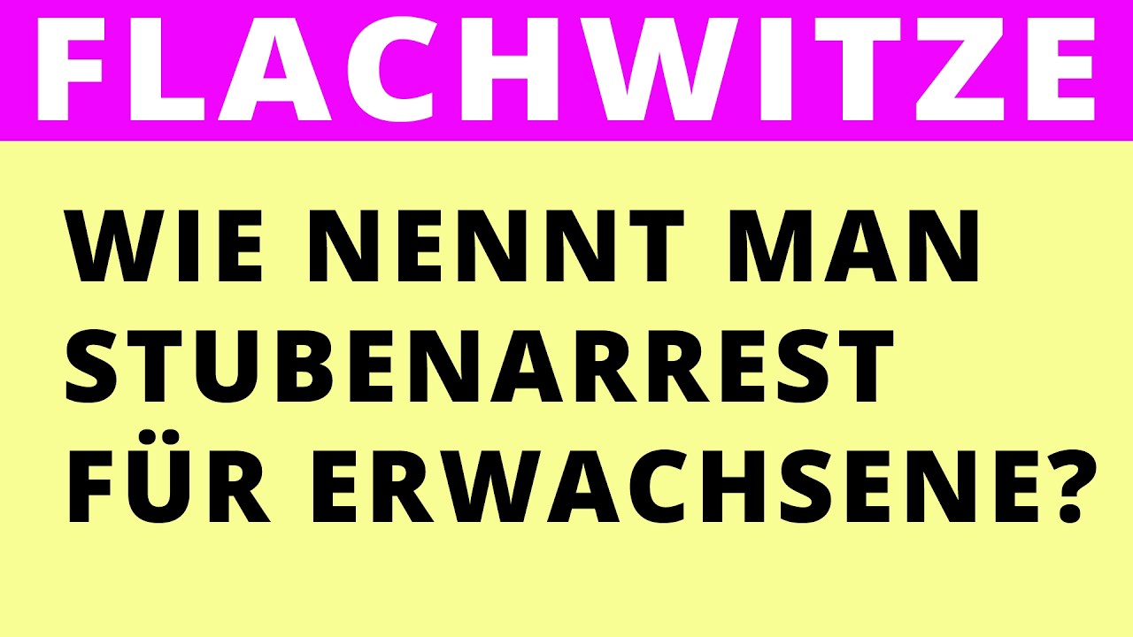 Spitze Flachwitze vom König der besten Witze - YouTube