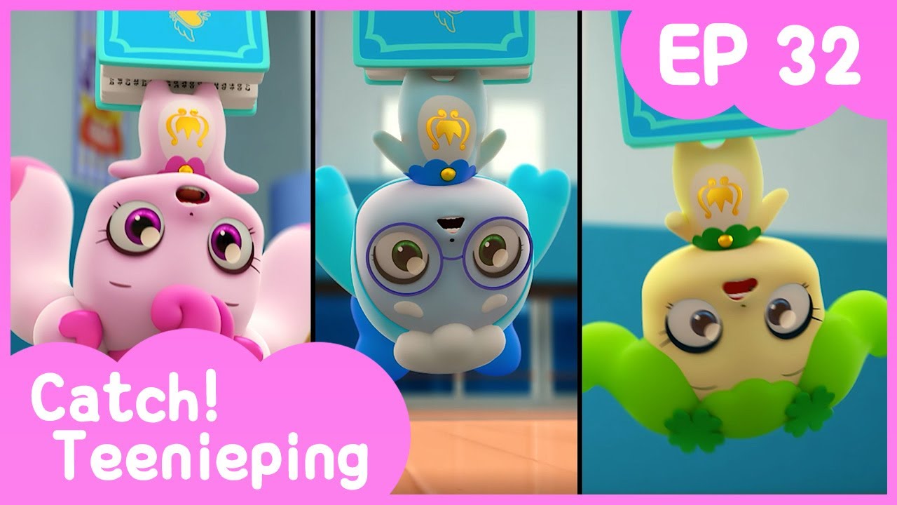 [KidsPang] Catch! Teenieping｜Ep.32 THE UPSIDE DOWN WORLD 💘 - YouTube