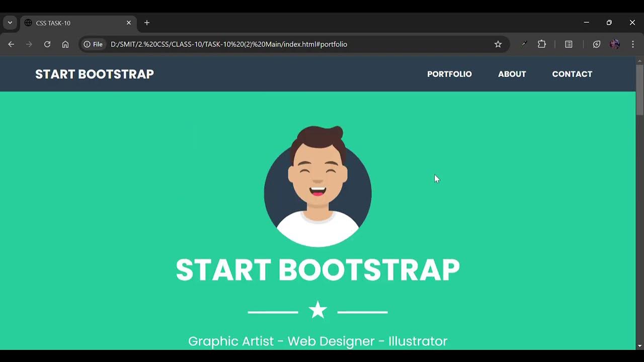 Replicated a website Using HTML & CSS | Web Development - YouTube