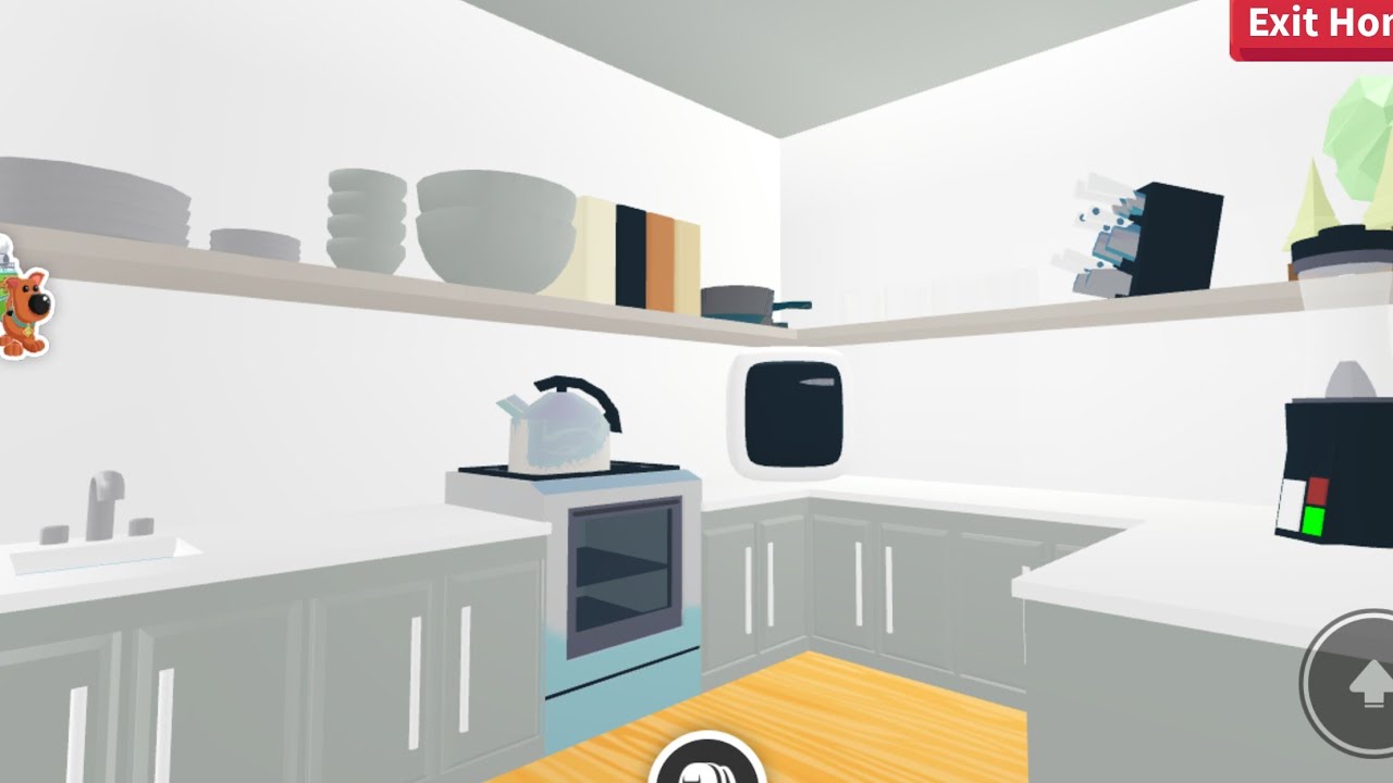 Adopt me tiny home kitchen build - YouTube