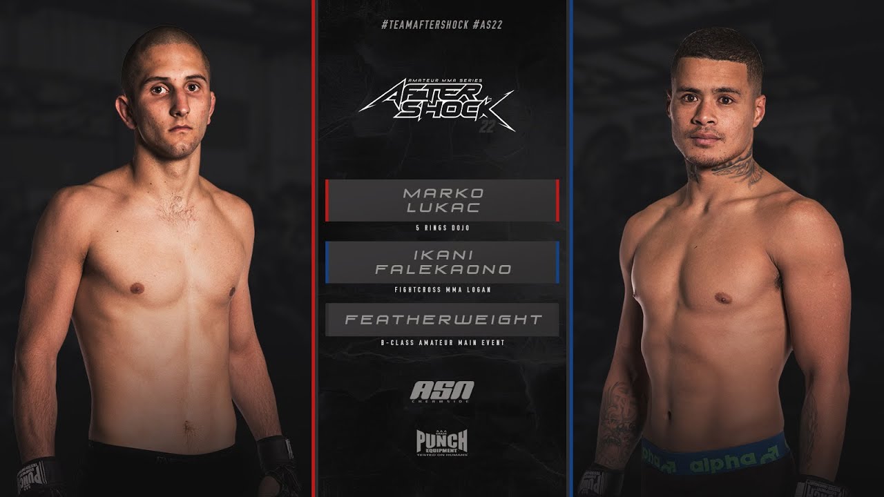 Aftershock 22: Marko Lukac versus Ikani Falekaono - YouTube
