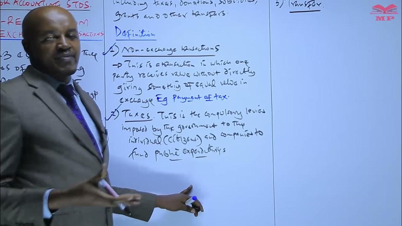 IPSAS 23 - Revenue From Non - Exchange Transactions - YouTube