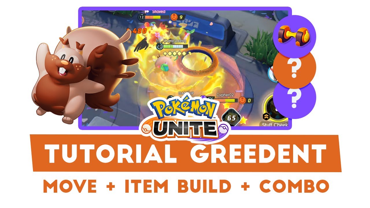 TUTORIAL GREEDENT Lengkap - Penjelasan Move, Build Held Item, Battle ...