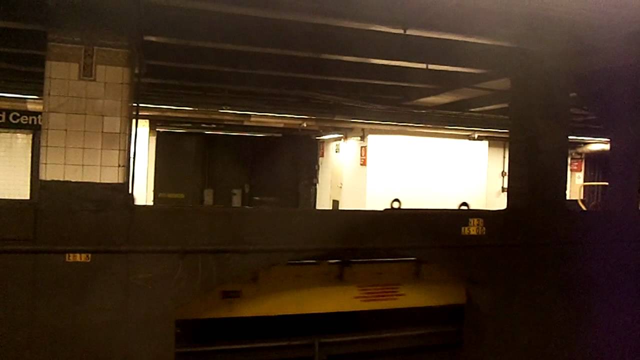 NYC Subway: Redbird Work Train Entering Grand Central-42nd Street - YouTube