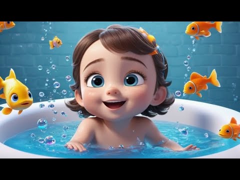 Splishy Splashy Bath Song Fun | Lively Toddler Bath Time Song | Fun ...