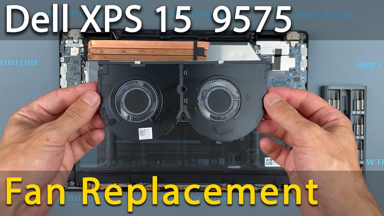 Dell XPS 15 9575 Cooling Fan Replacement Guide - YouTube